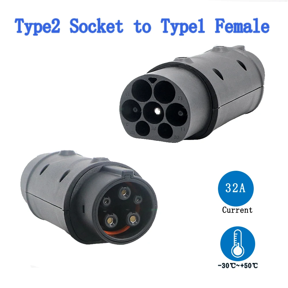 Car-EV-Charging-Cable-J1772-Type-2-Socket-to-Type-1-Inlet-Ev-Charger ...