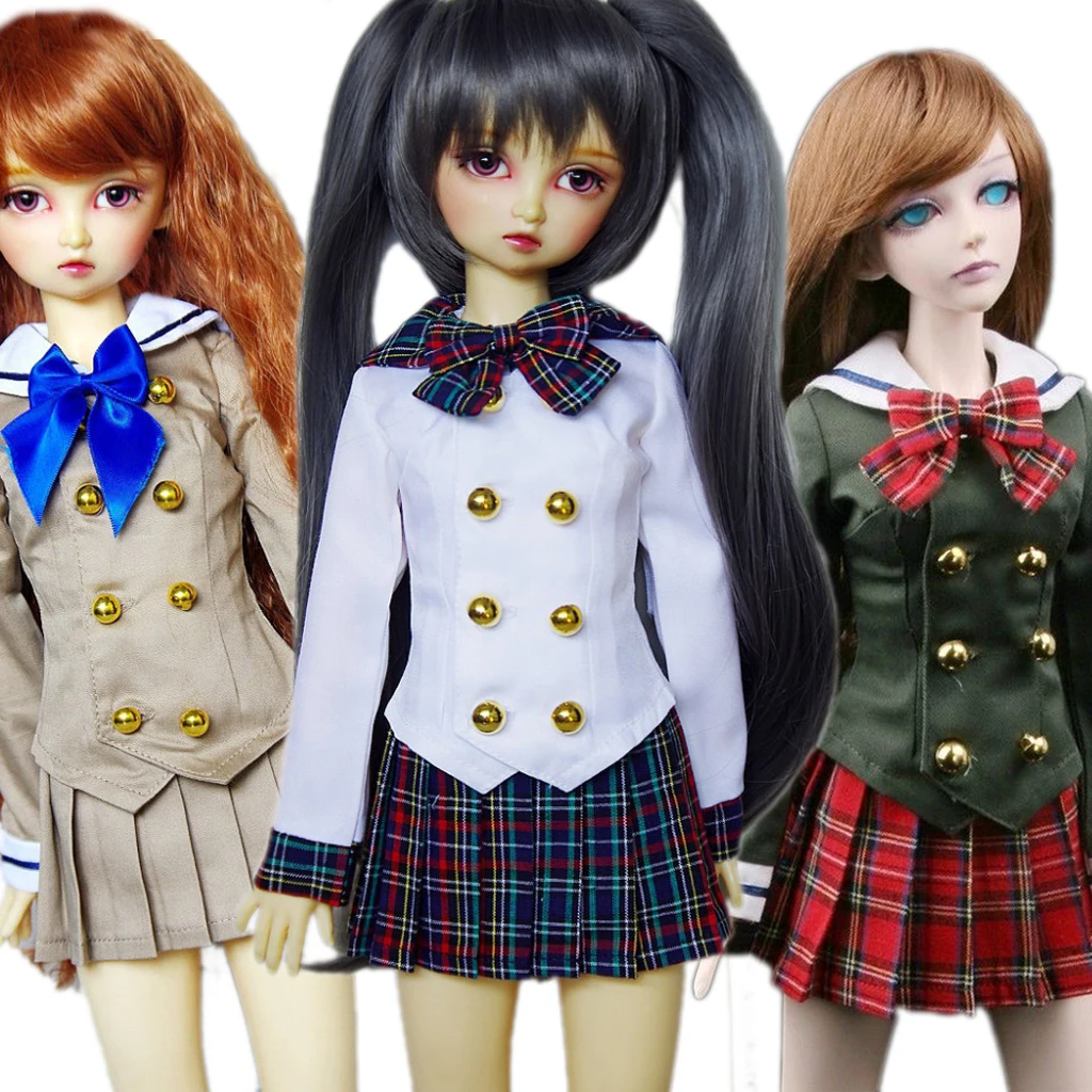 [wamami] 288# Brown School Uniform/Suit For 1/4 MSD 1/3 SD DZ BJD ...