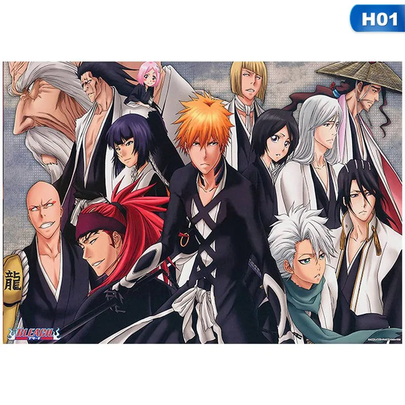 Bleach Anime Kraft Paper Cafe Bar Retro Poster Decorative Painting Art ...