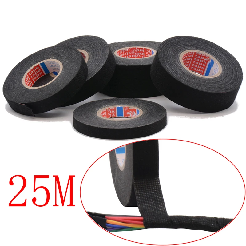 25M-Heat-resistant-Coroplast-Adhesive-Cloth-Fabric-Tape-for-Car-Auto ...