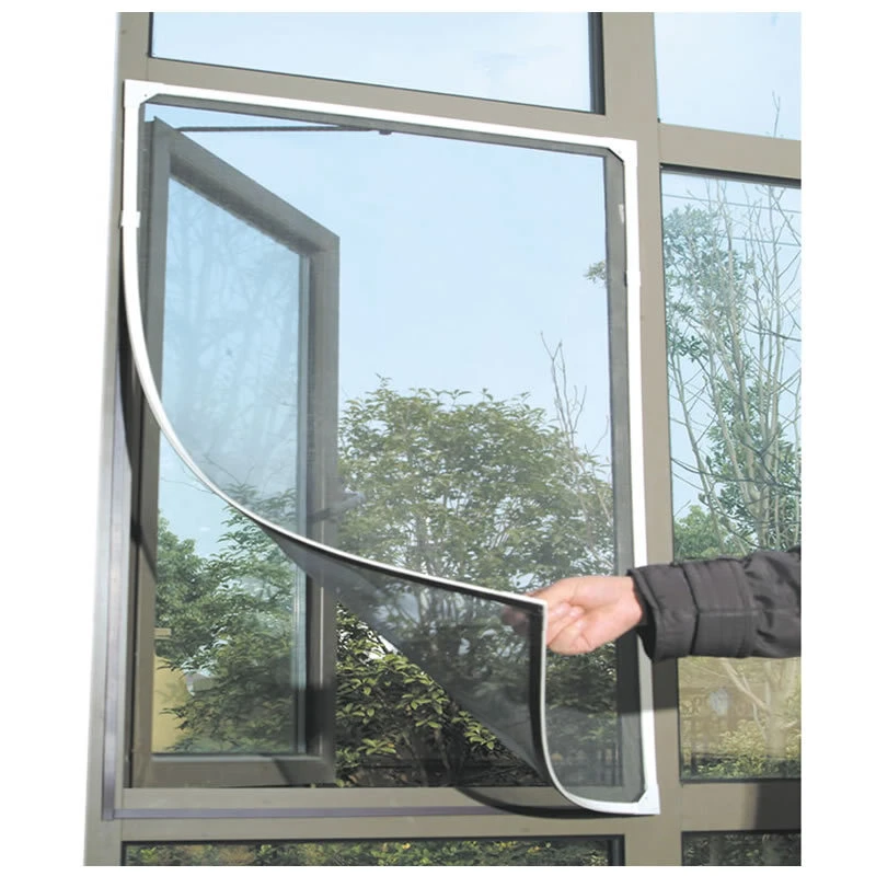 Adjustable Diy Magnetic Window Screen Windows Removable Washable ...