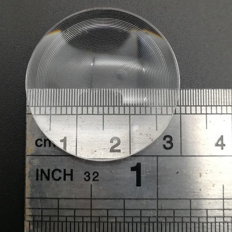Optical Pmma Round Fresnel Condensing Lens 30mm Focal Length 13 15 20 ...