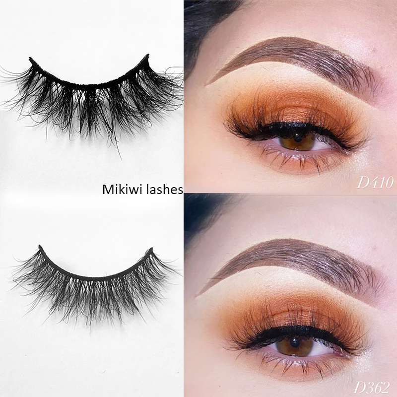 Mikiwi 1 쌍 멀티 타입 밍크 속눈썹 수제 인조 속눈썹 솜털 3d 밍크 속눈썹 내추럴 아이 메이크업 화장품 데일리|인조 ...