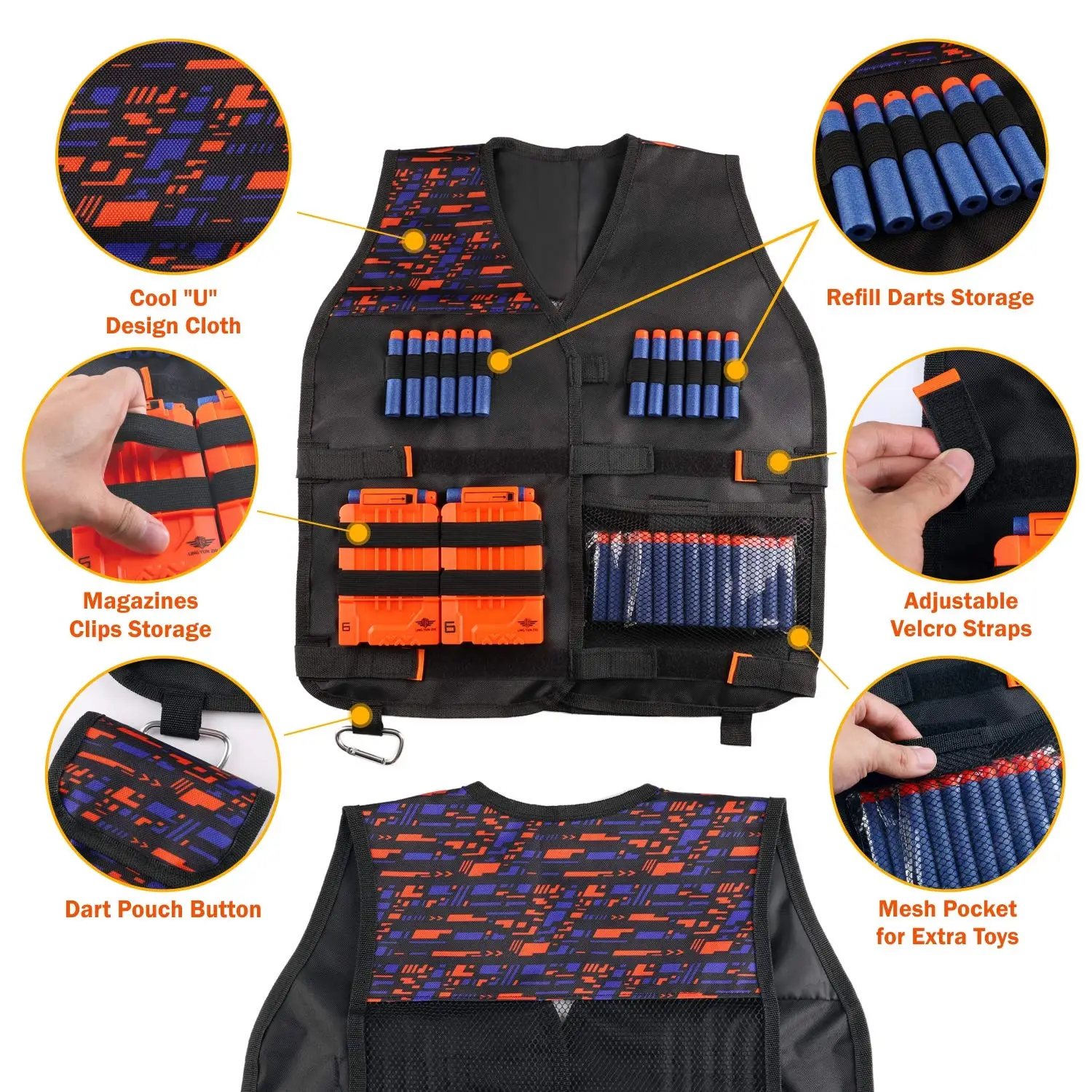 Nerf Velcro Vest