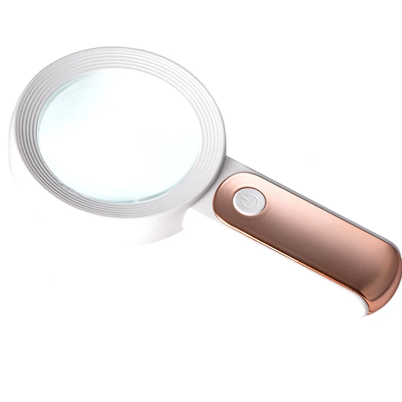 Magnifying Glass with 18 LED Lights, 30X Handheld Magnifying Glass with ...