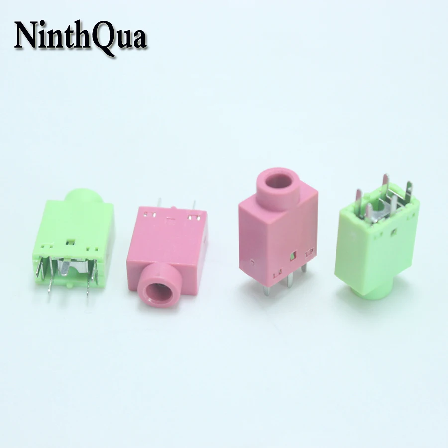 4pcs 3.5mm Female Audio Connector 5 Pin Dip Headphone Jack Socket Pj ...