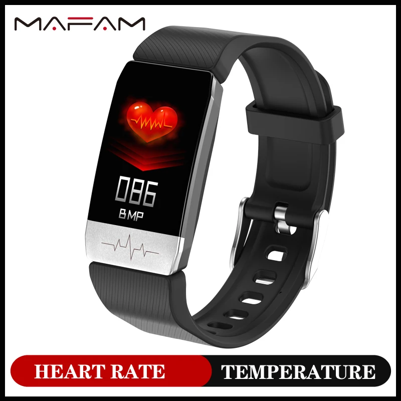 T1 Smart Band, Smartwatch Misurazione Della Temperatura, ECG Fitness ...