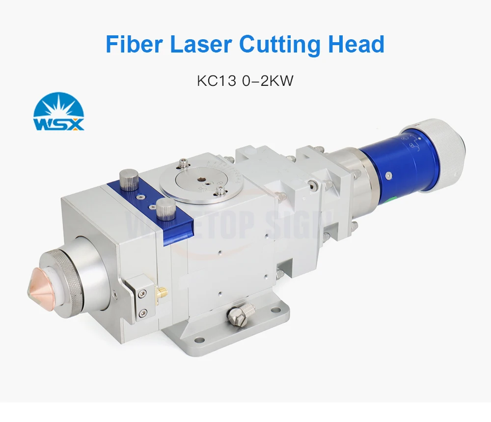 WaveTopSign WSX KC13 0-2kw Fiber Laser Cutting Head Manual Cutting He ...
