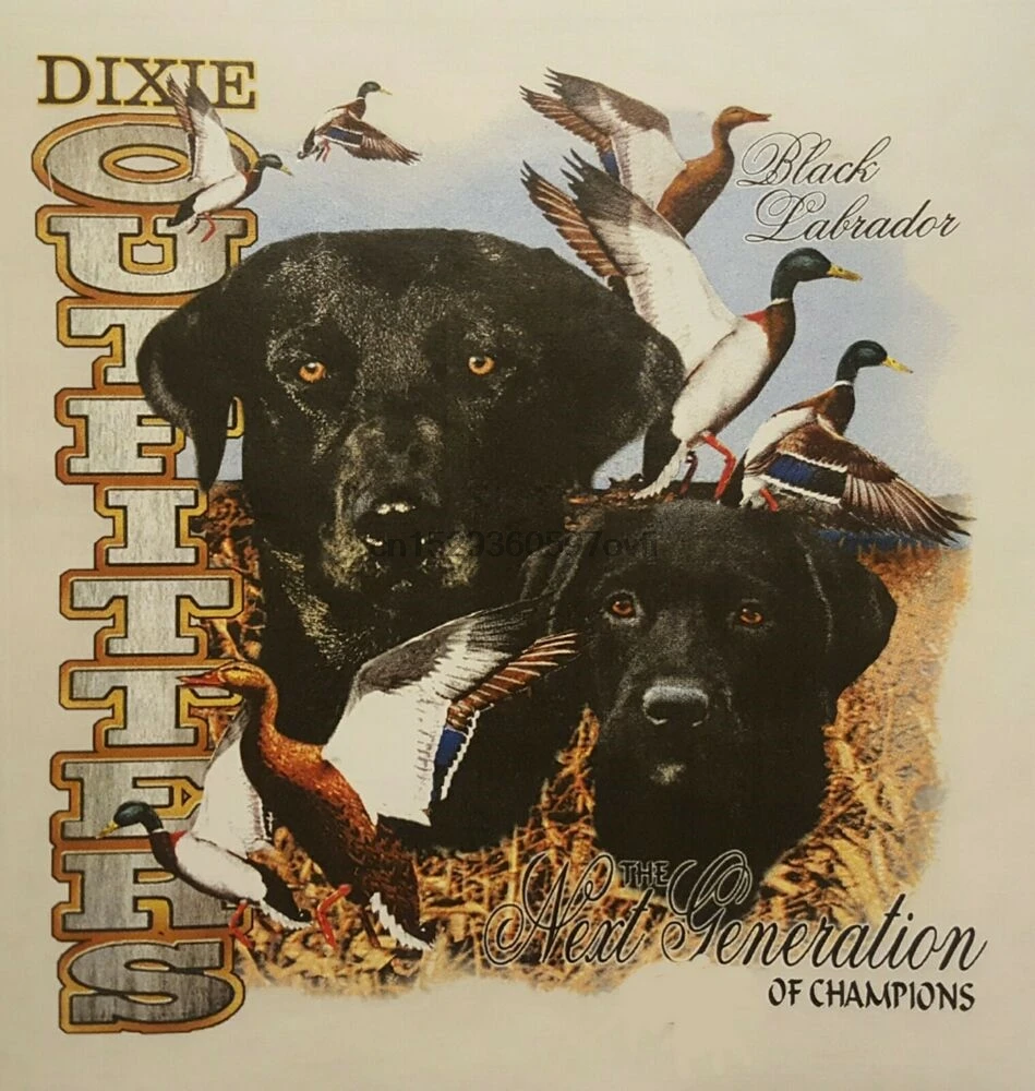 DIXIE OUTFITTERS BLACK LABRADOR NEXT GENERATION DUCK HUNTER SHIRT #4801 ...