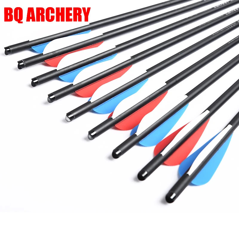 12pcs-17-20-22-Inch-Crossbow-Bolt-Mix-Carbon-Arrow-Replaceable-Arrow ...