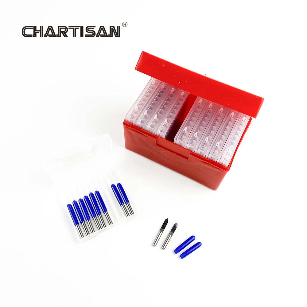 V Sharp Tip Chamfer 10/15/20/25/30/40/45/60/90 Degree Pyramid Engraving ...