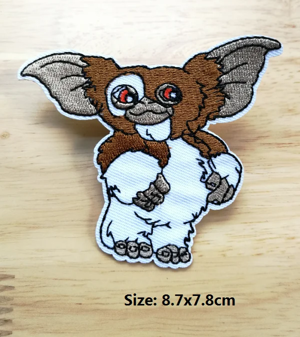 Gizmo-Gremlins-Iron-On-Patches-Badge-Movie-TV-Cartoon-Embroidery-Fabric ...