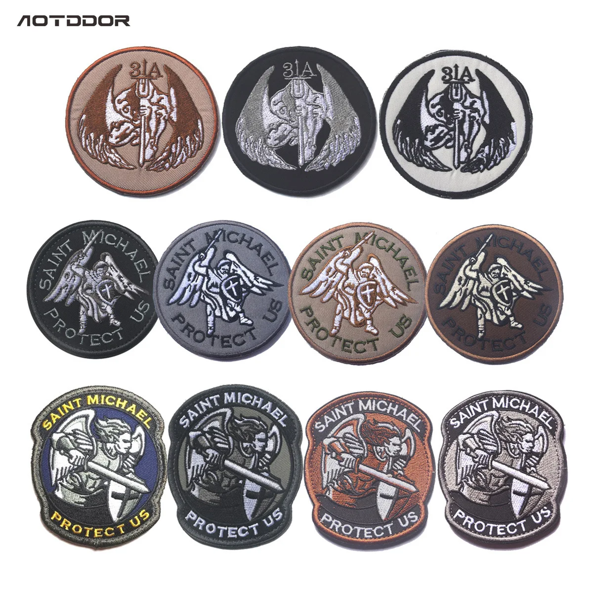 Guardian-Angel-St-Michael-Protect-Us-Patch-Embroidered-Morale-Tactical ...