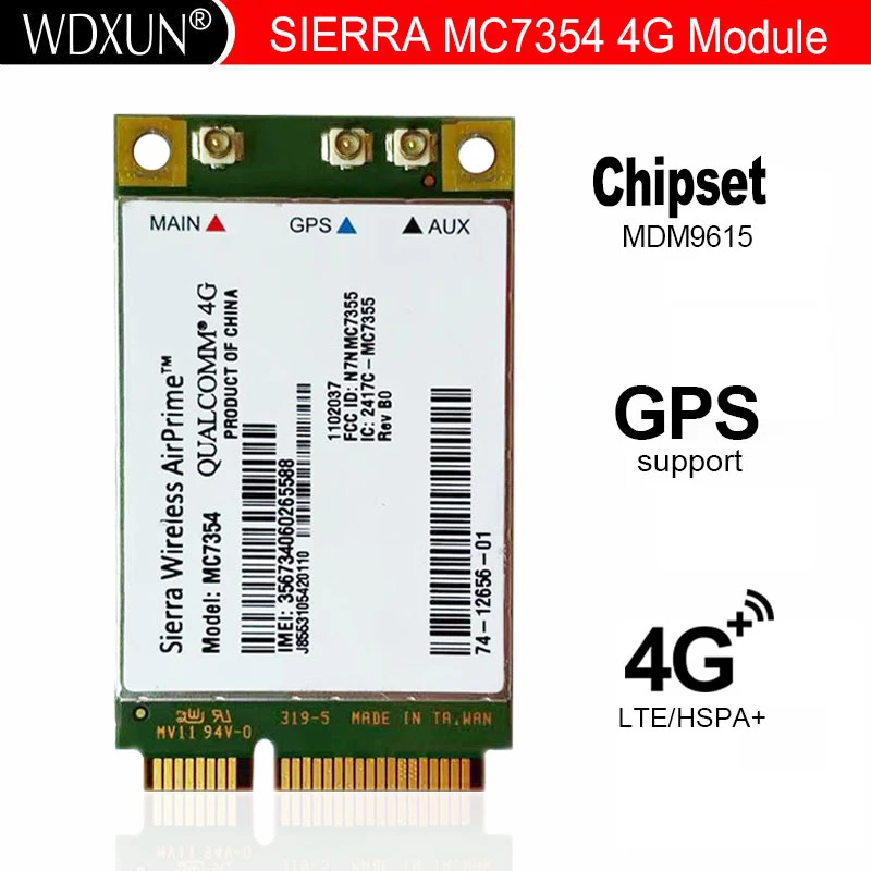 New Original Sierra Wireless Airprime Mc7354 Mini Pcie Lte 4g Qualcomm ...
