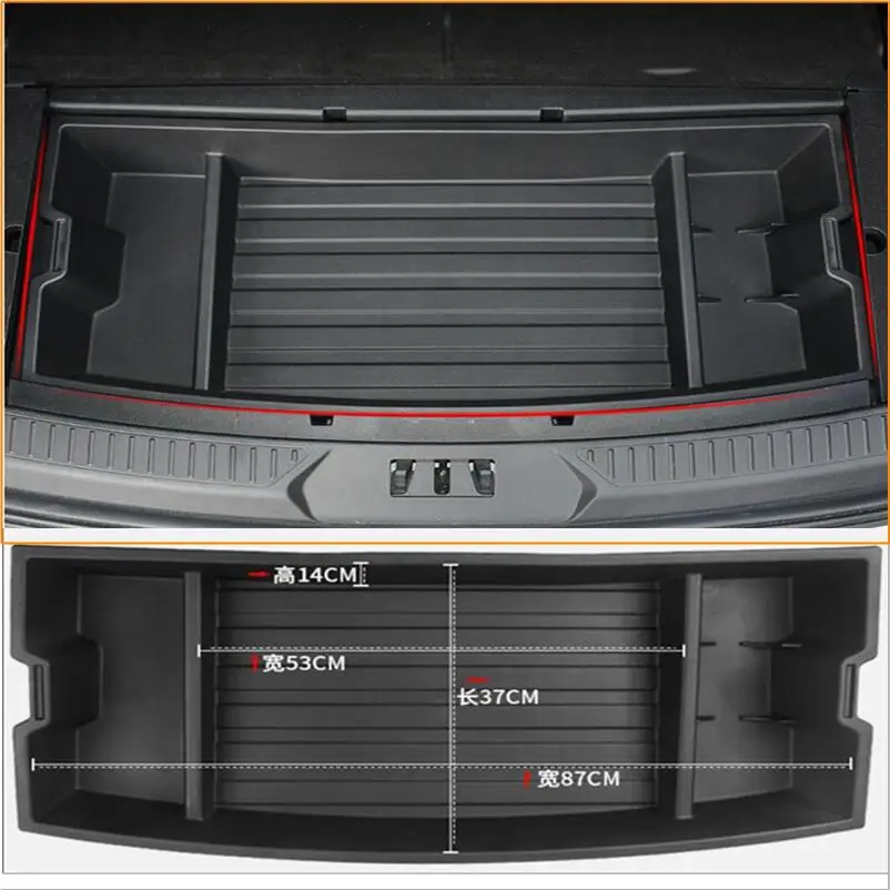 2020-2021-Car-Organizer-Accessories-Divided-Trunk-Cargo-Storage-Box-For ...