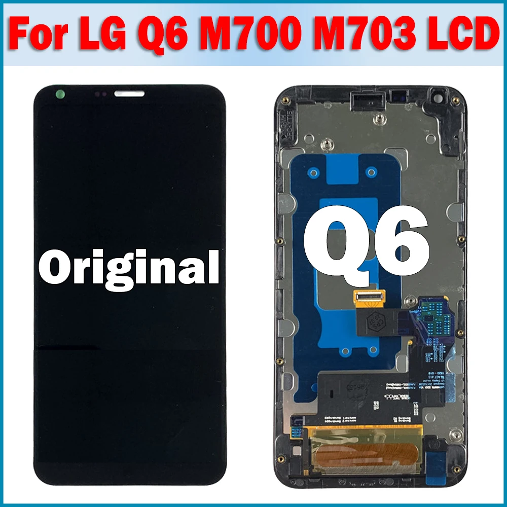 5.5 inches Original For LG Q6 LCD M700 M700 M700A US700 M700H M703 M700Y LCD DIsplay Touch ...