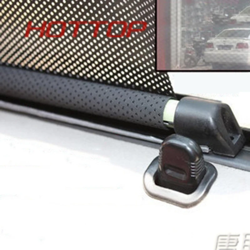 Car Sun Shade Shield Visor Window Retractable Black Universal ...