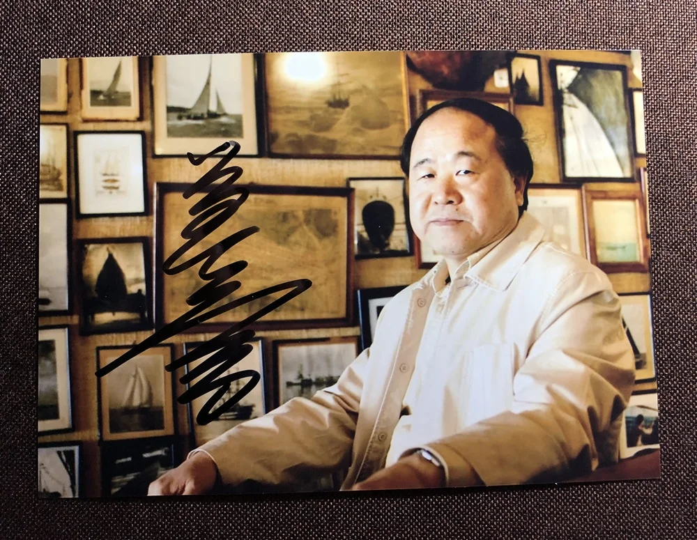 Hand Signed Mo Yan Autographed Original Photo Chinese Writer 5*7 ...
