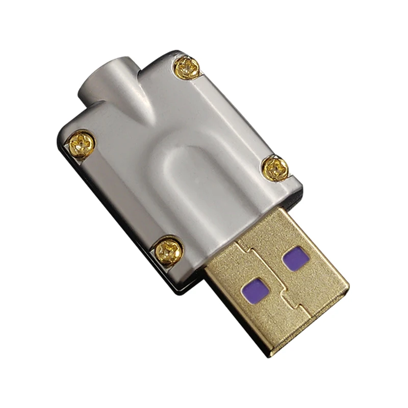 USB-Male-metal-shell-DIY-data-cable-maintenance-2-0-gold-plated-plug ...