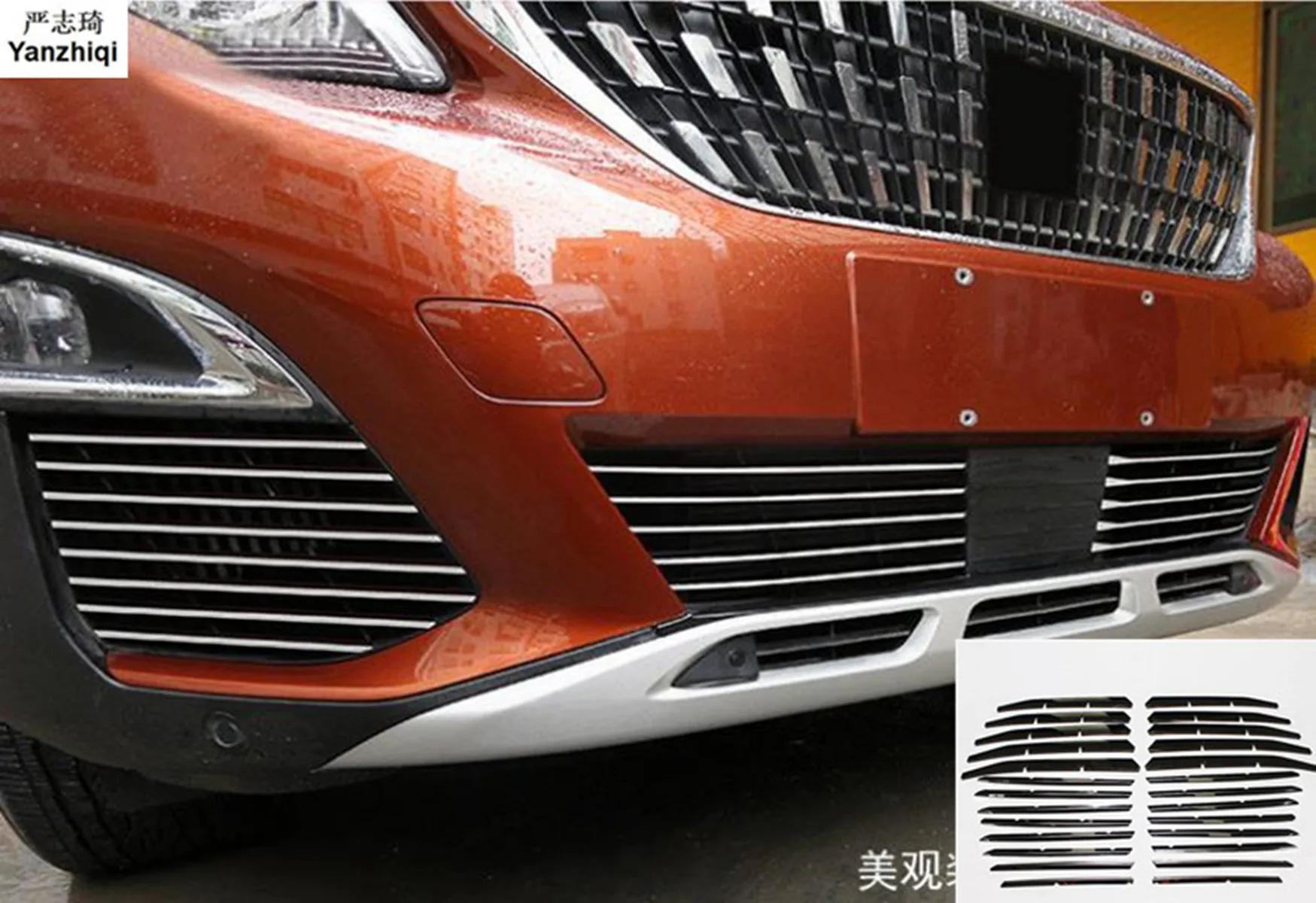 For-Peugeot-3008-GT-2016-2017-2018-Exterior-Car-Styling-Accessories ...
