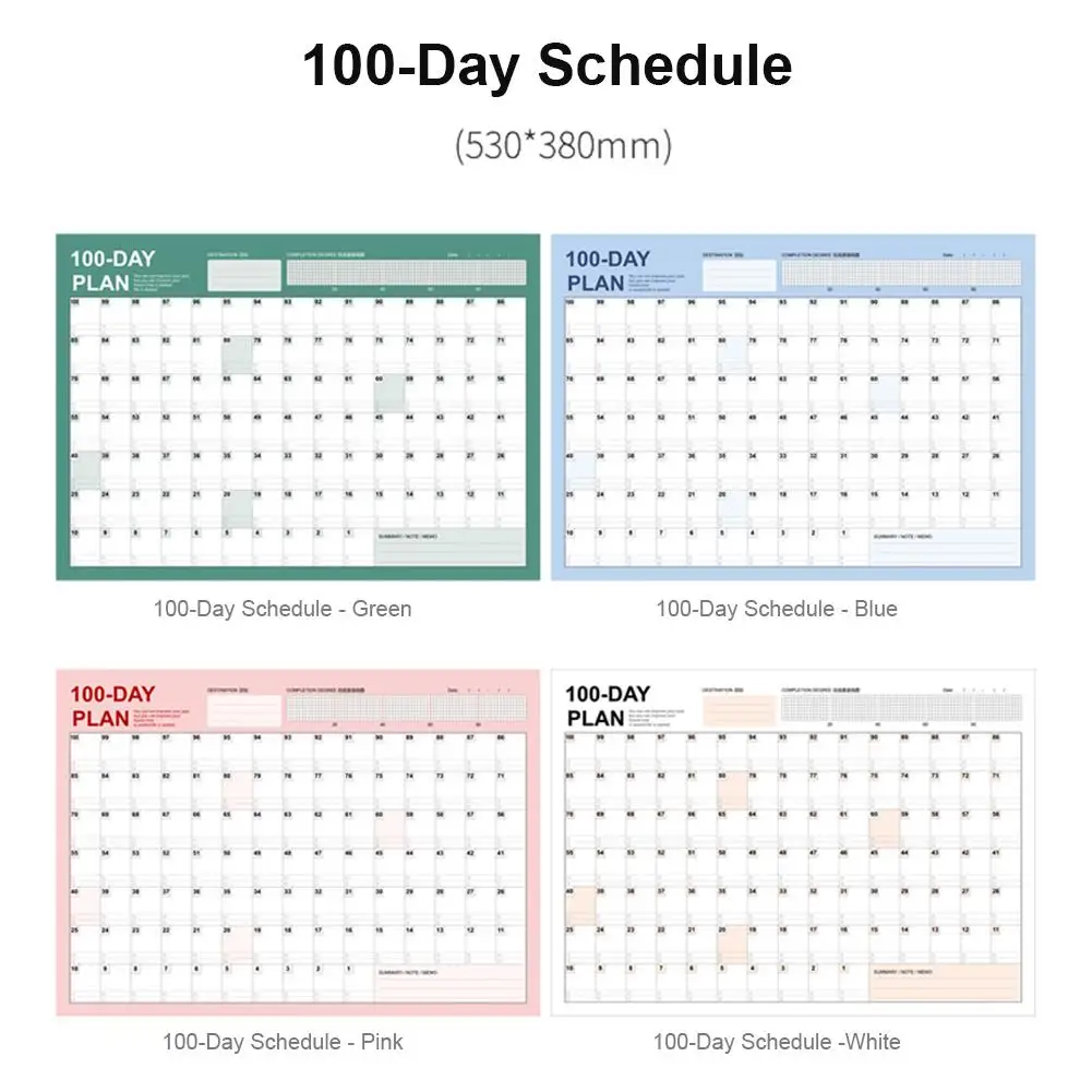 2020 calendario de pared 365 días diario mensual calendario anual ...
