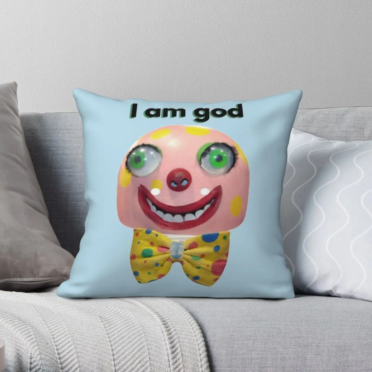Mr-Blobby-Is-God-Saturday-Night-Live-Square-Pillowcase-Polyester-Linen ...