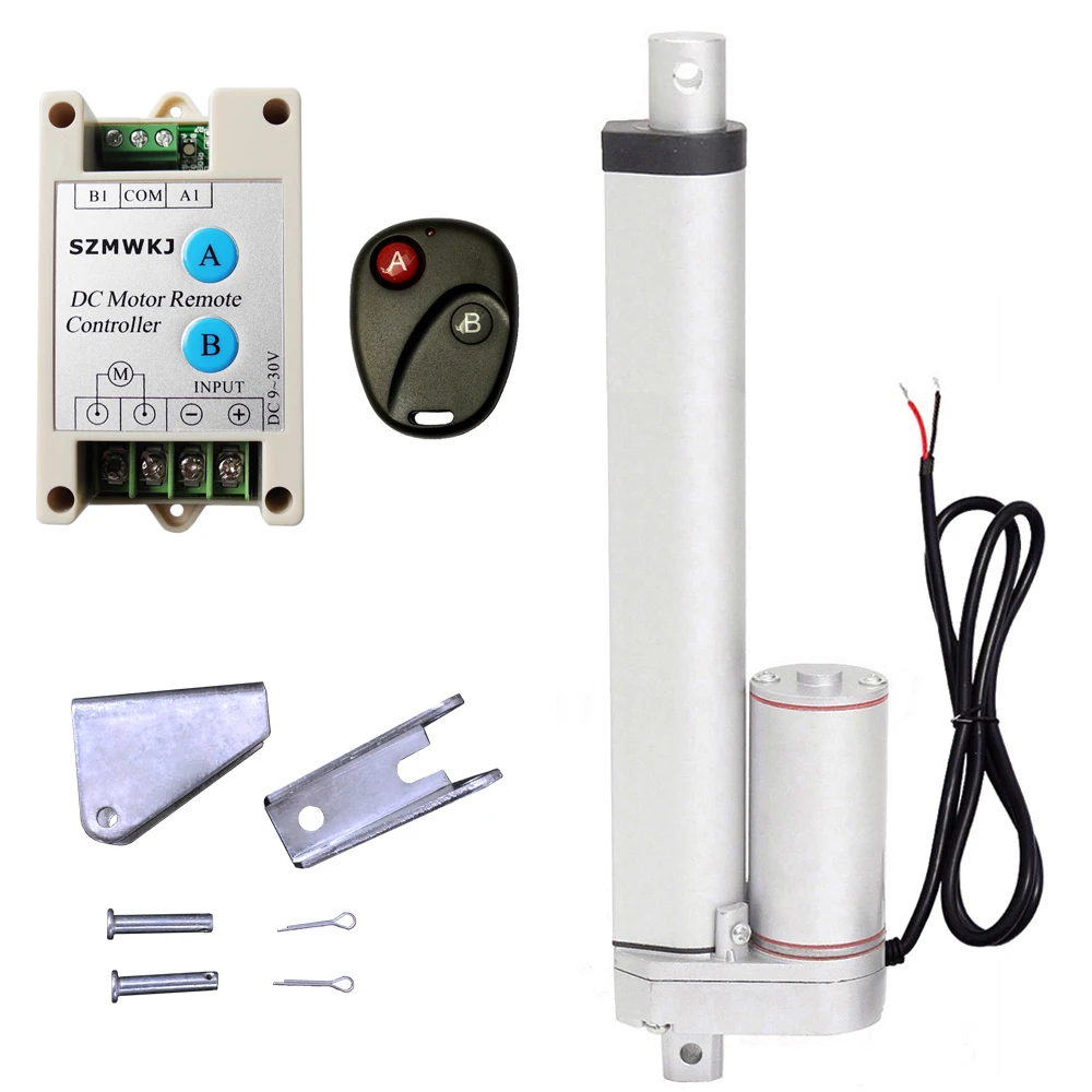 Heavy Duty 250mm/10" Inch Stroke Dc 12v Linear Actuator &wireless ...