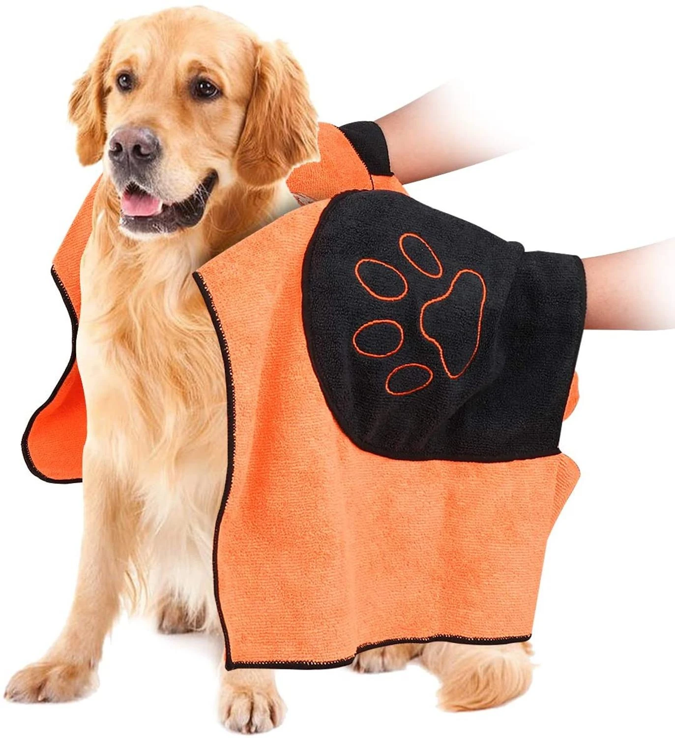 Pet Drying Towel Ultra absorbent Dog Bath Towel Microfiber 96*50cm Soft ...
