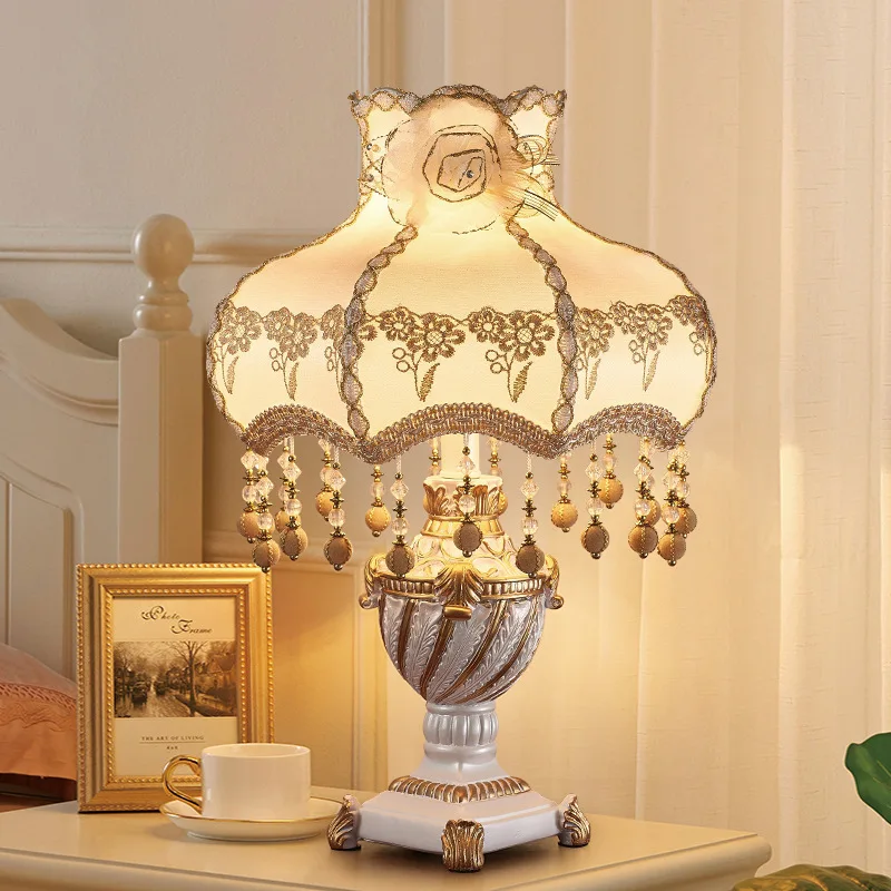 Luxury-Europe-palace-style-table-light-lamp-bedroom-bedside-wedding ...