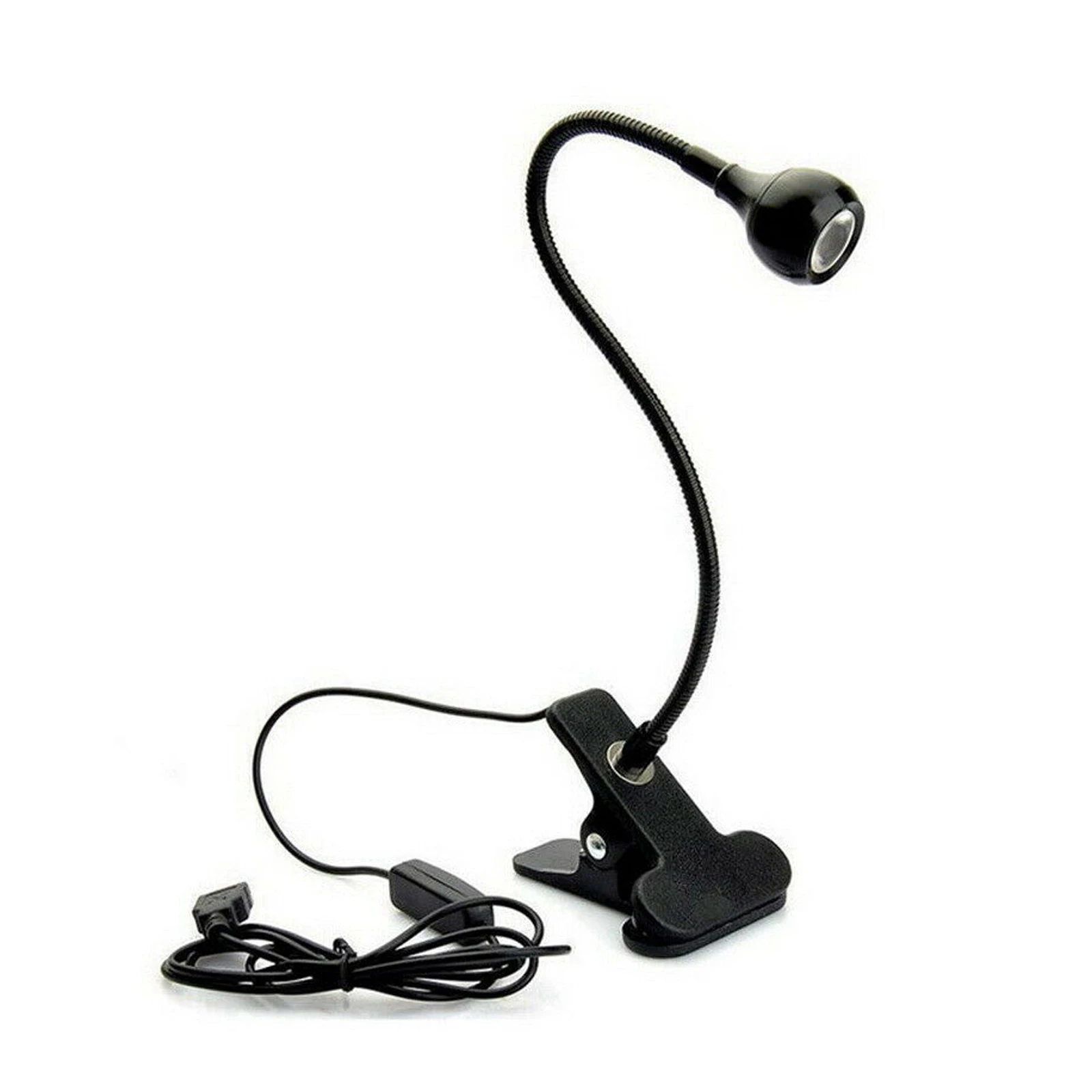 USB 5V 1A 670nm 휴대용 4 기어 램프 붉은 빛 유연한 LED 빛 구즈넥 악화 시력 램프에 대 한 블랙 알루미늄 ...