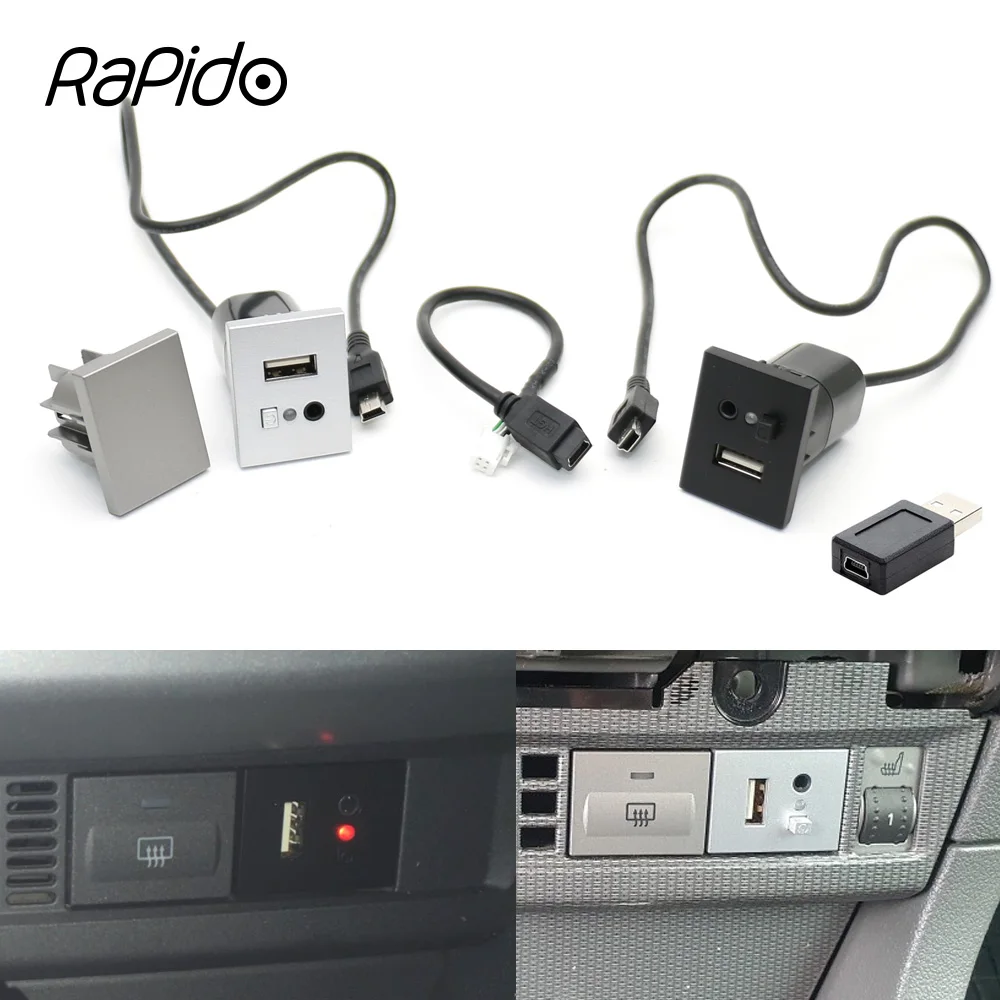 Auto USB Slot Interface Mini Kabel Adapter Stecker für Ford Focus MK2 ...