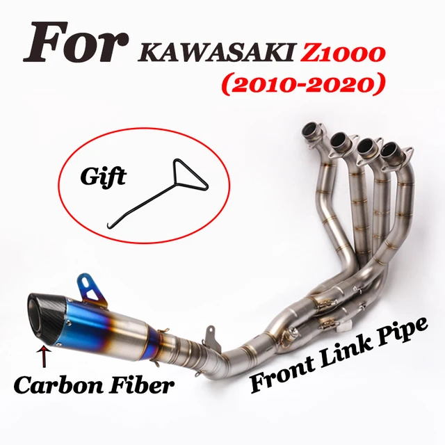 For Kawasaki Z1000 Z1000SX 2010-2020 Full System Motorcycle GP Exhaust ...