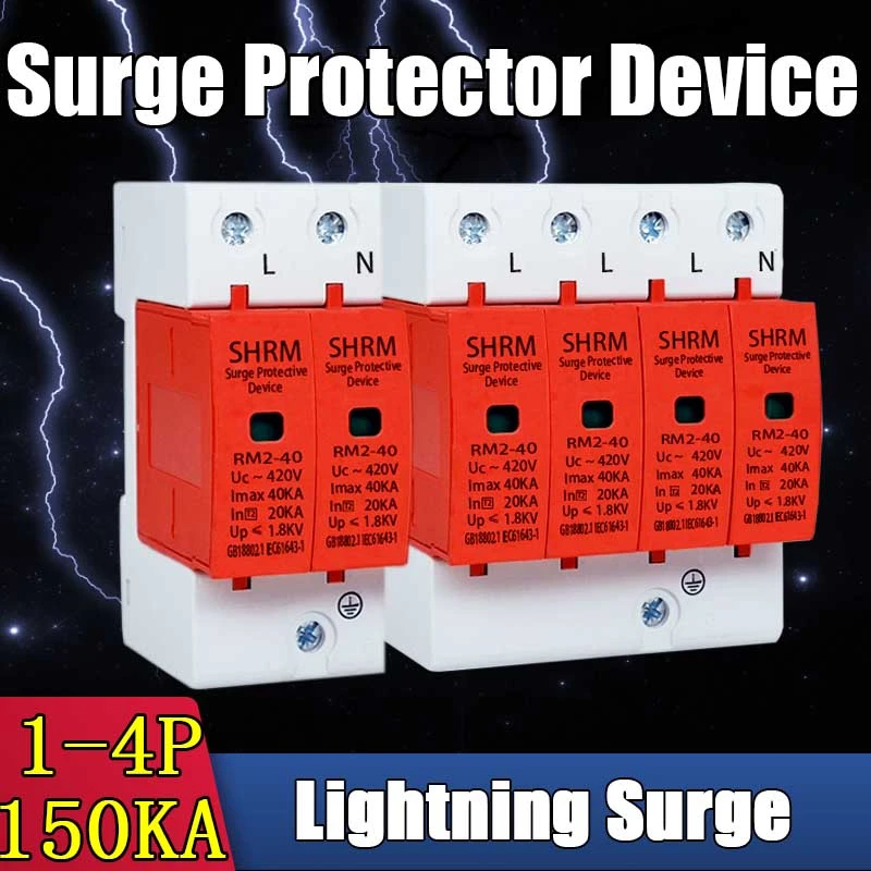 Lightning Electric Surge Protector | Surge Protection Device | Surge ...