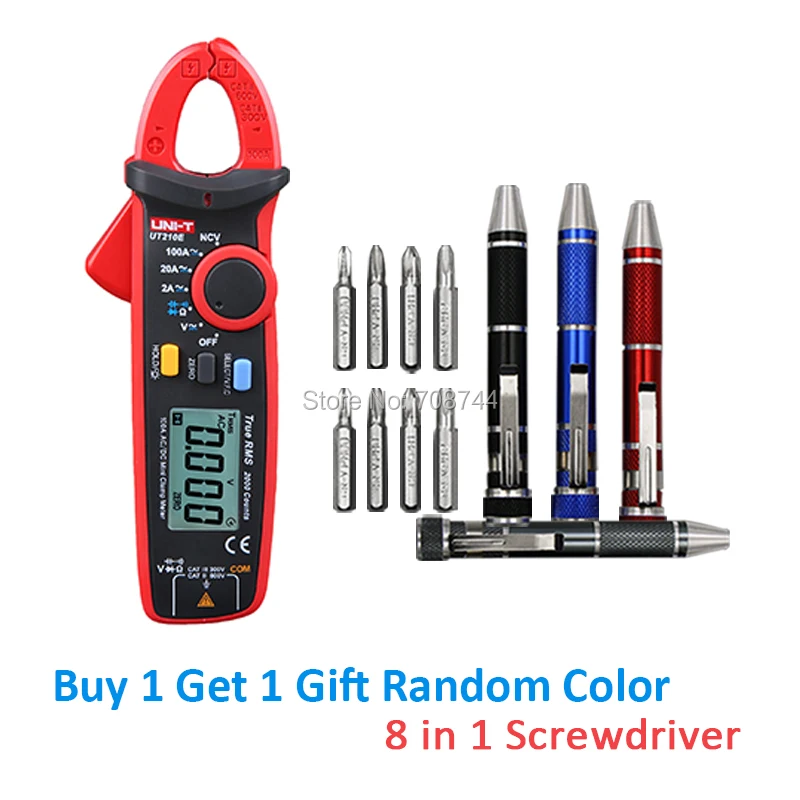 Ut210e Mini A Multimeter Digital Multimeterdc Voltimetro Amperimertro ...