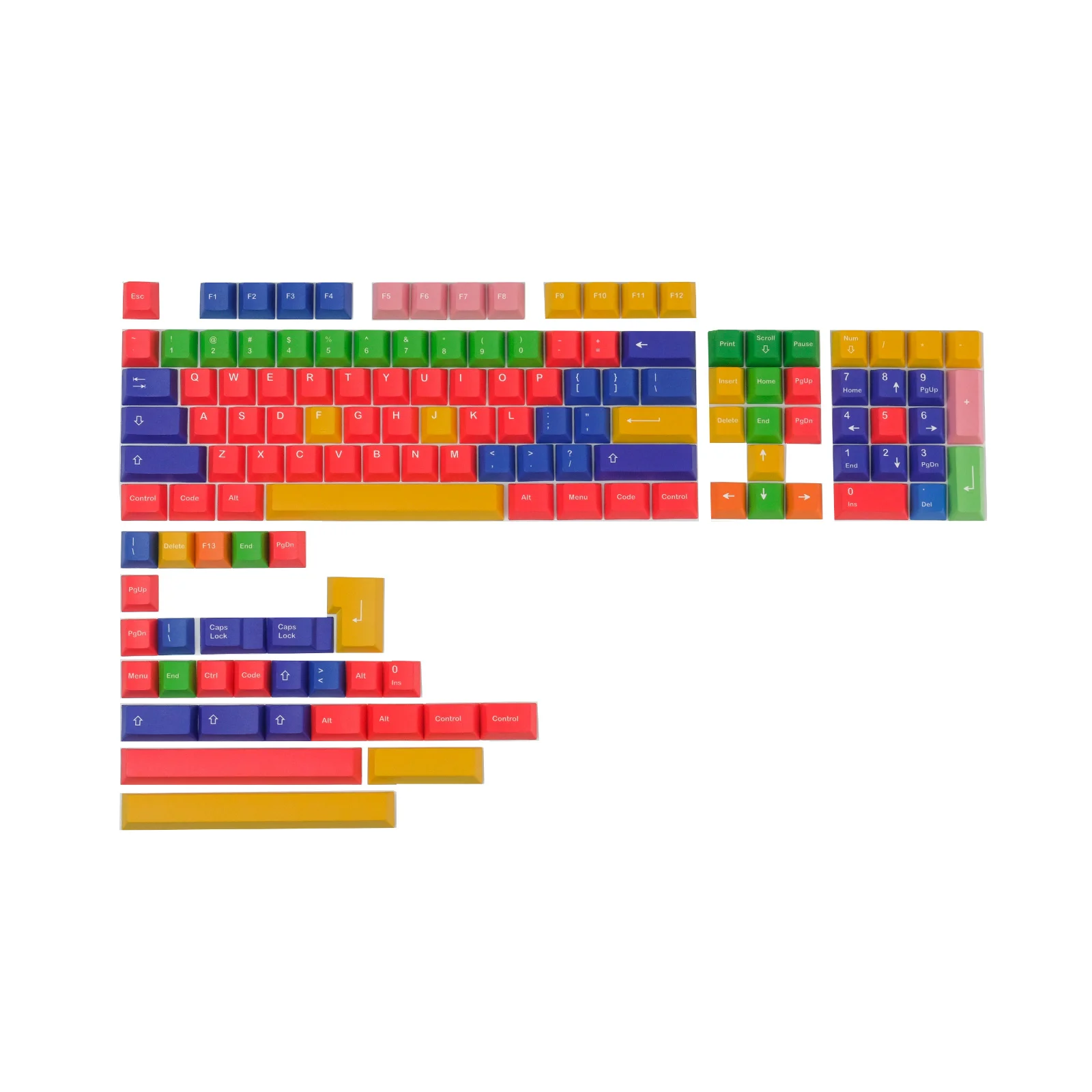 133 Keys/set Gmk Handarbeit+ Keycaps Pbt Dye Subbed Key Caps Cherry ...