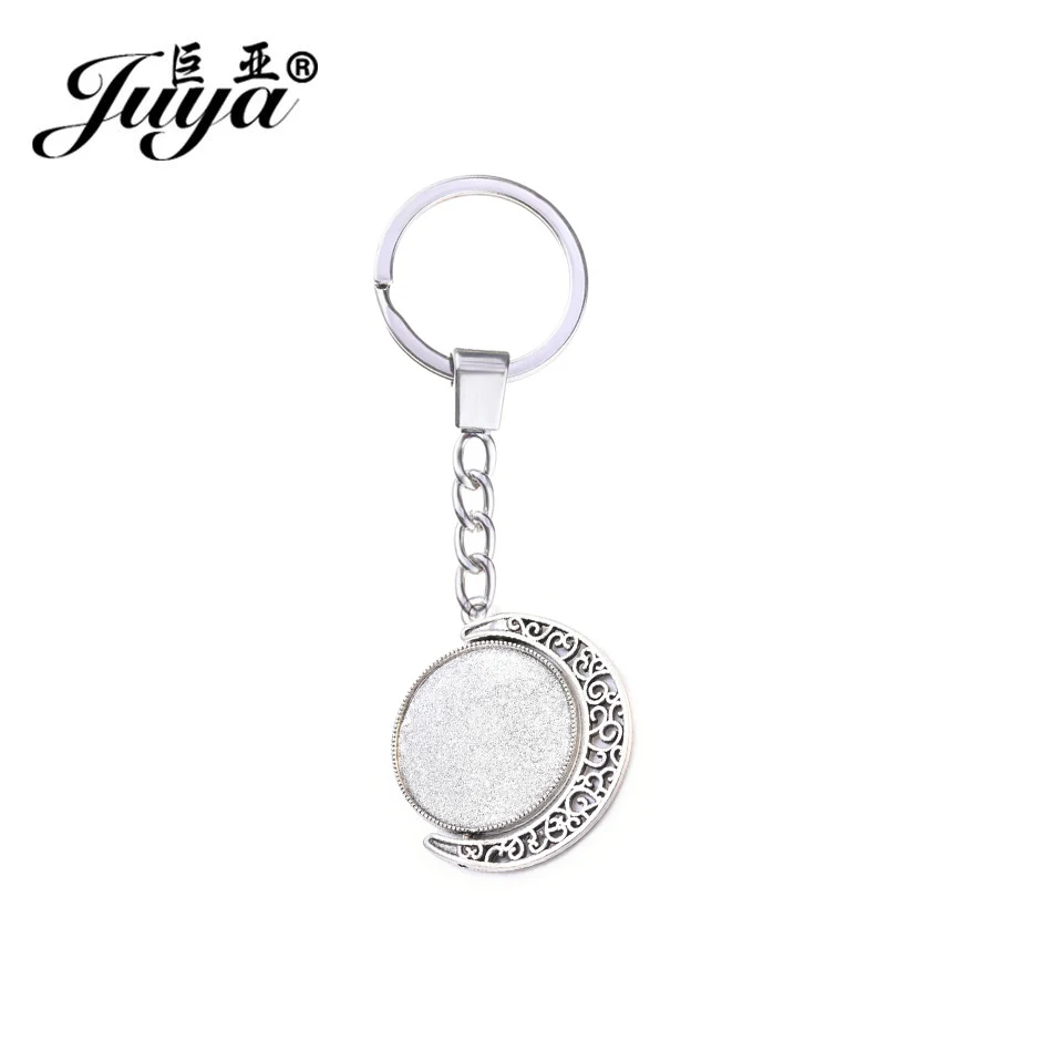 50PCS-20mm-Double-sided-Keychain-Base-Round-Base-Setting-For-Alloy-Key ...