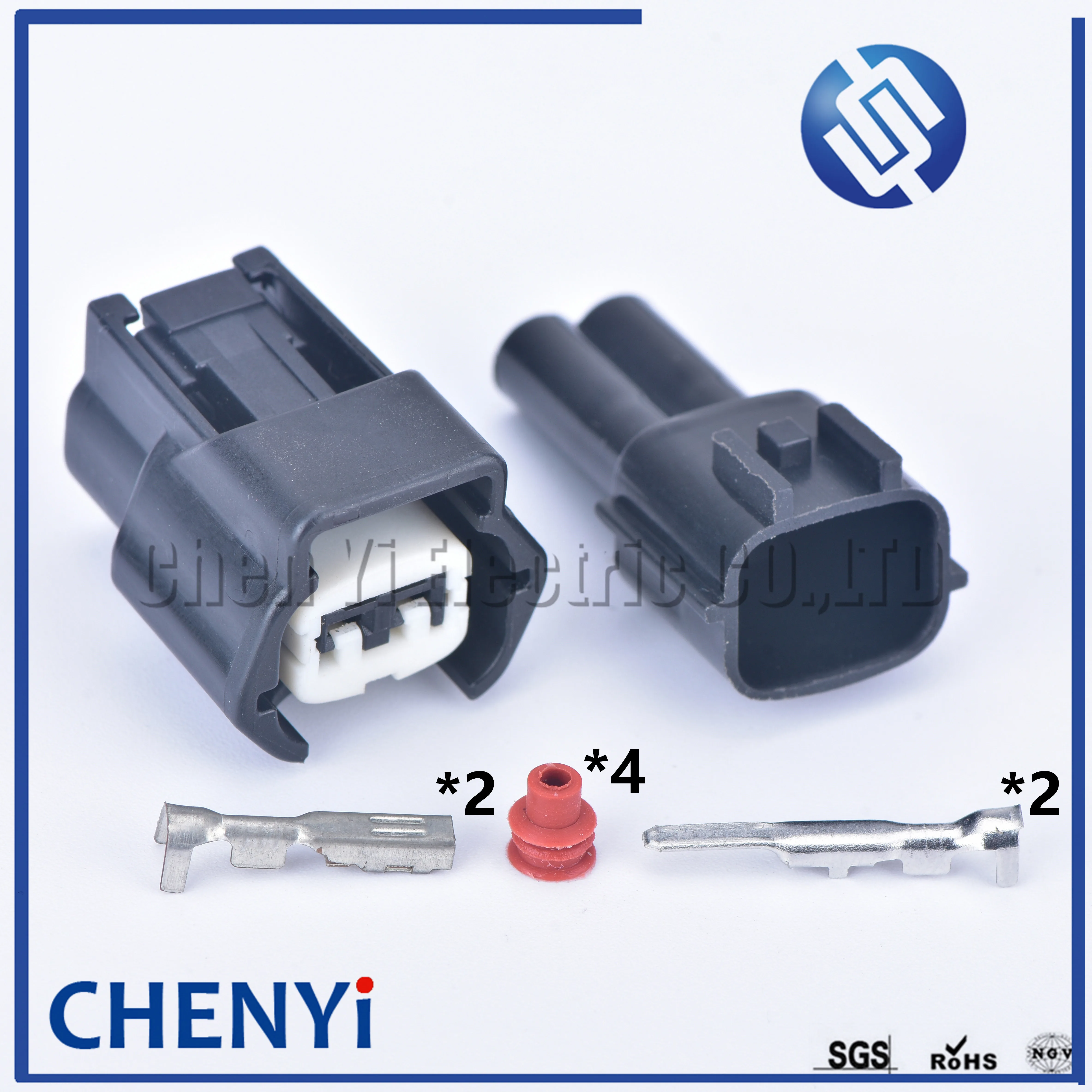 2 Pin männliche oder Weibliche Kraftstoff Injektor Stecker auto ...