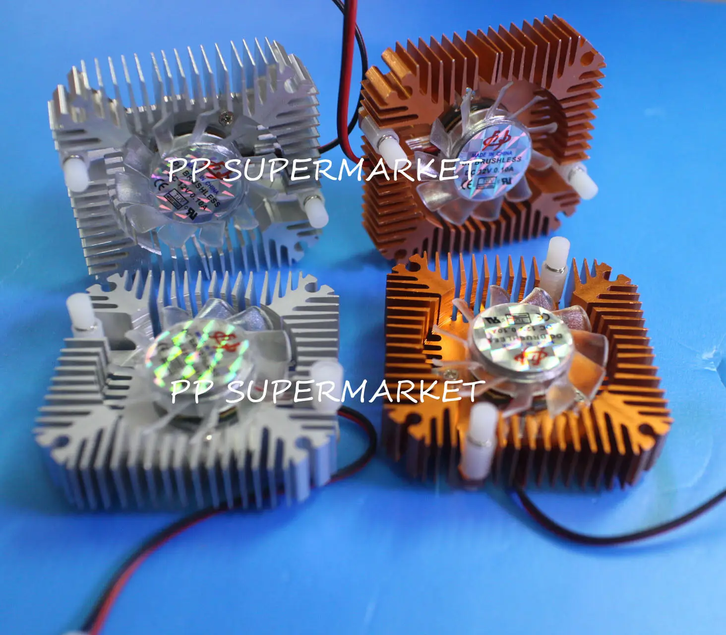5pcs-Silver-Aluminum-Heatsink-with-fan-for-5W-10W-High-Power-LED-light ...
