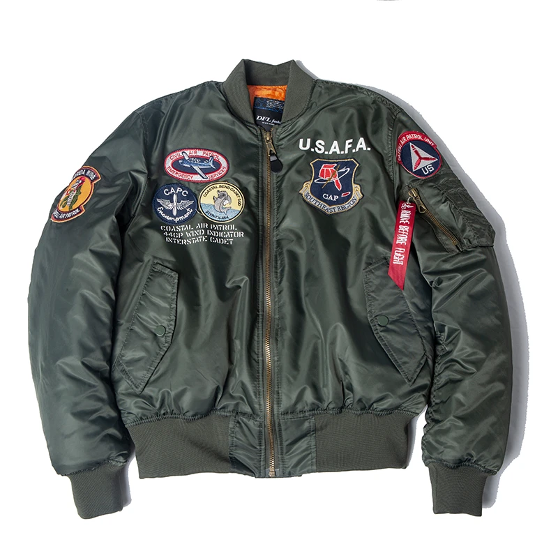 2020 A/w Usafa Vintage Pilot Bomber Flight Jacket Us Air Force Top Gun ...