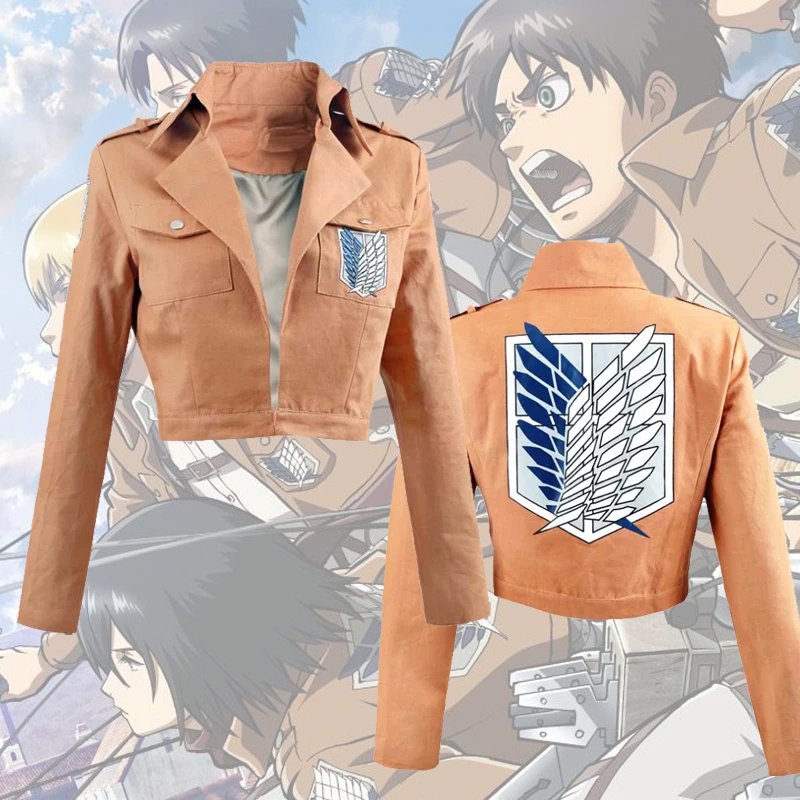 Anime Attack on Titan Shingeki no Kyojin Cosplay Jacket The Scouting ...