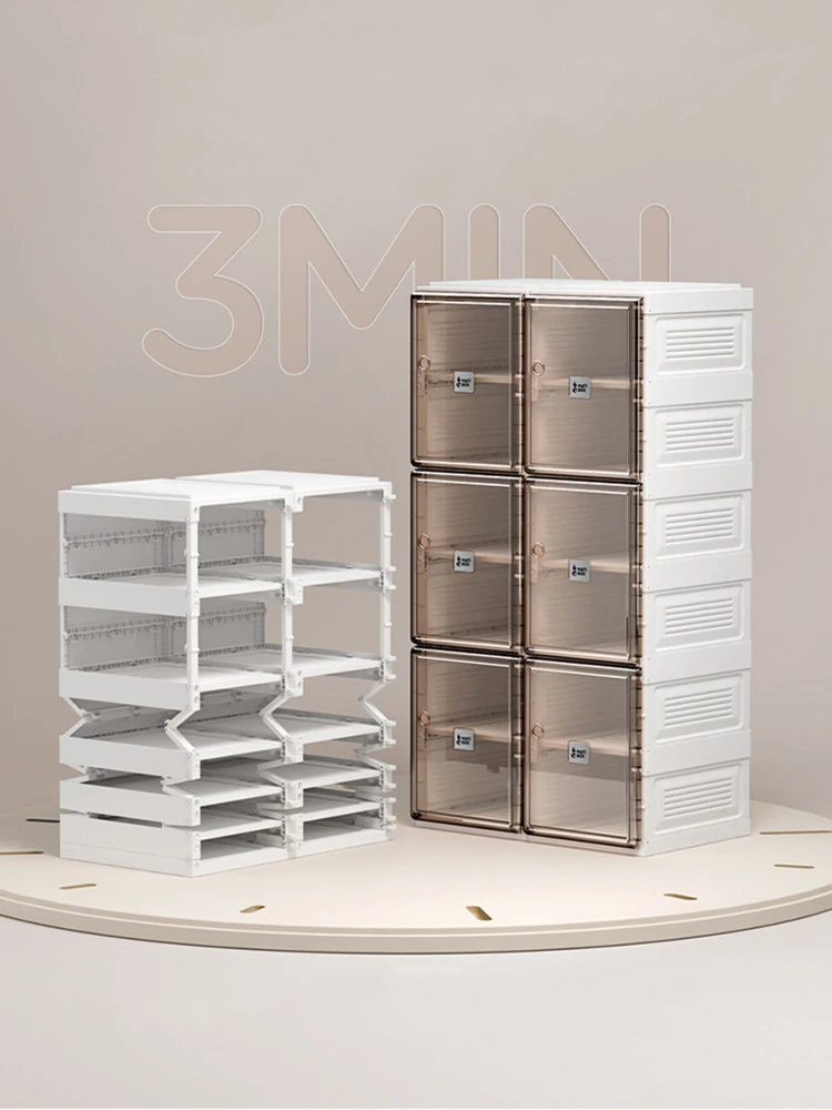 Double Layer Shoe Boxes Thickened Dustproof Shoe Storage Box Home ...
