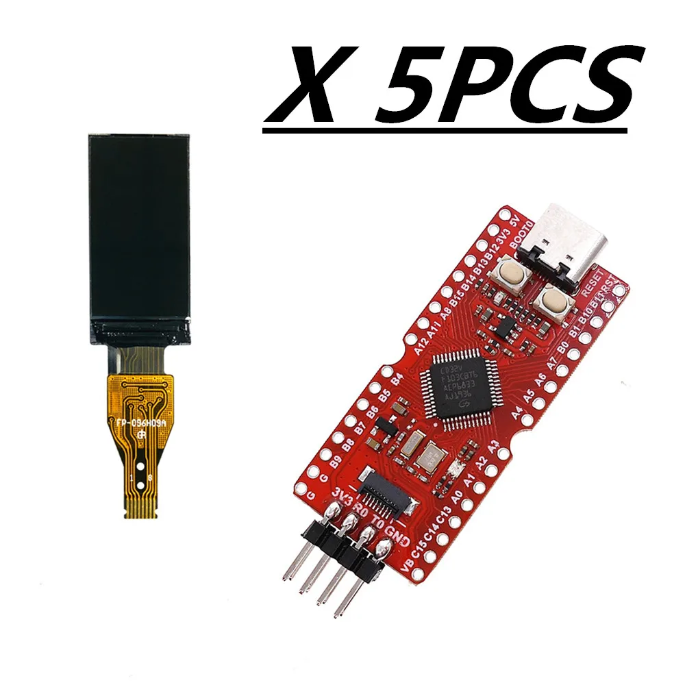 5PCS-Longan-Nano-RISC-V-GD32VF103CBT6-MCU-Development-Board-0-96-inch ...