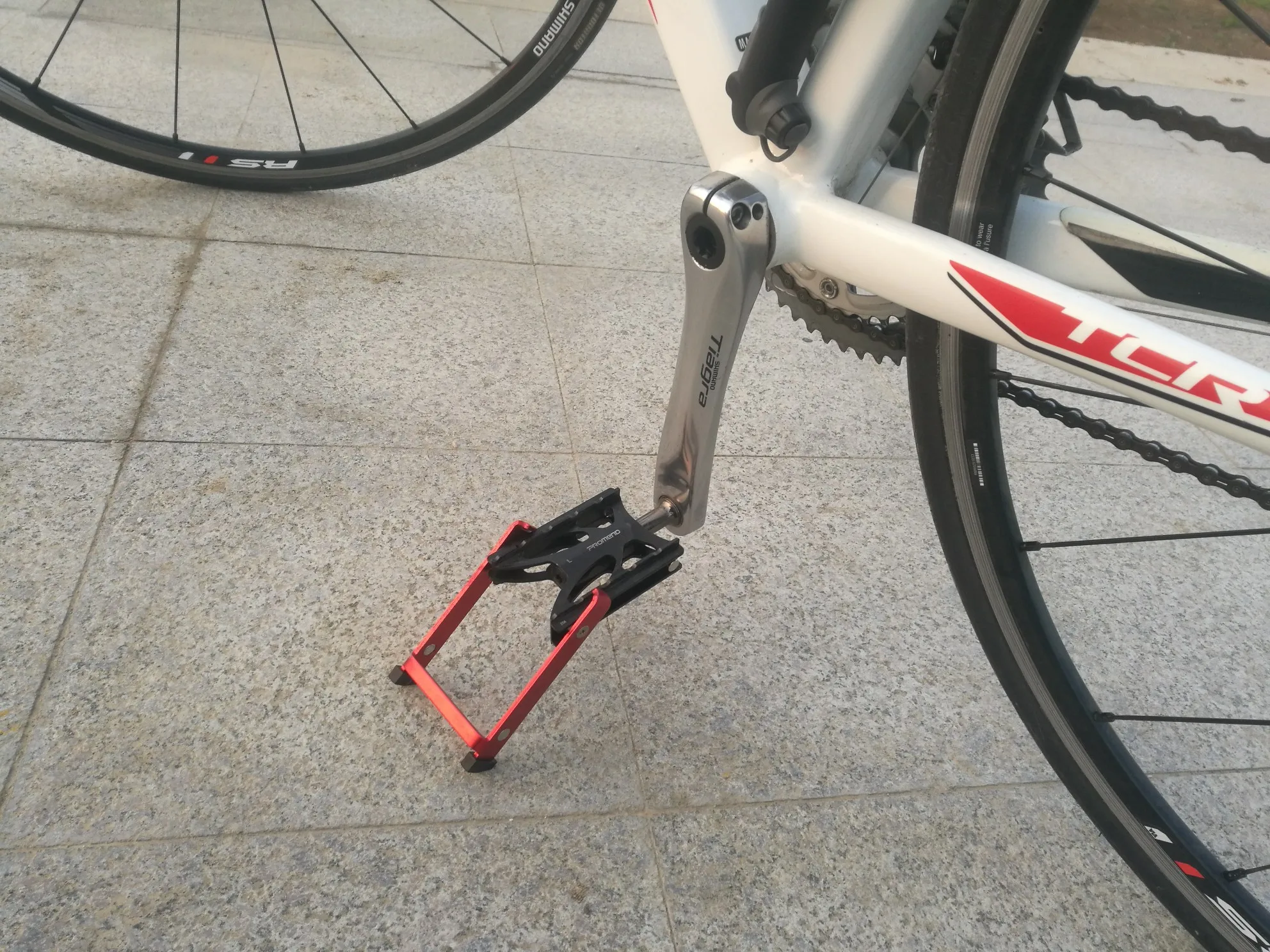 Promend Bike Pedal Support Kickstand Fold bike MTB Pedal Aluminum Metal ...