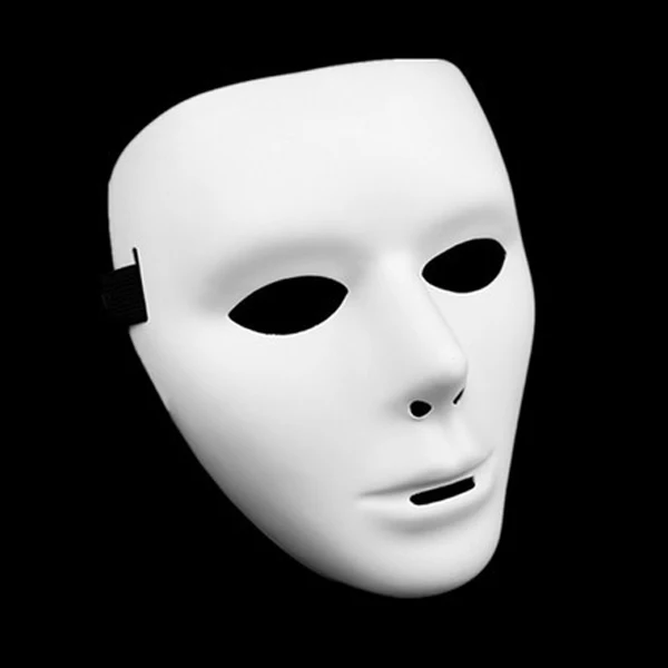 DIY White Mask Paper Full Face Opera Masquerade Mask Plain Mask ...