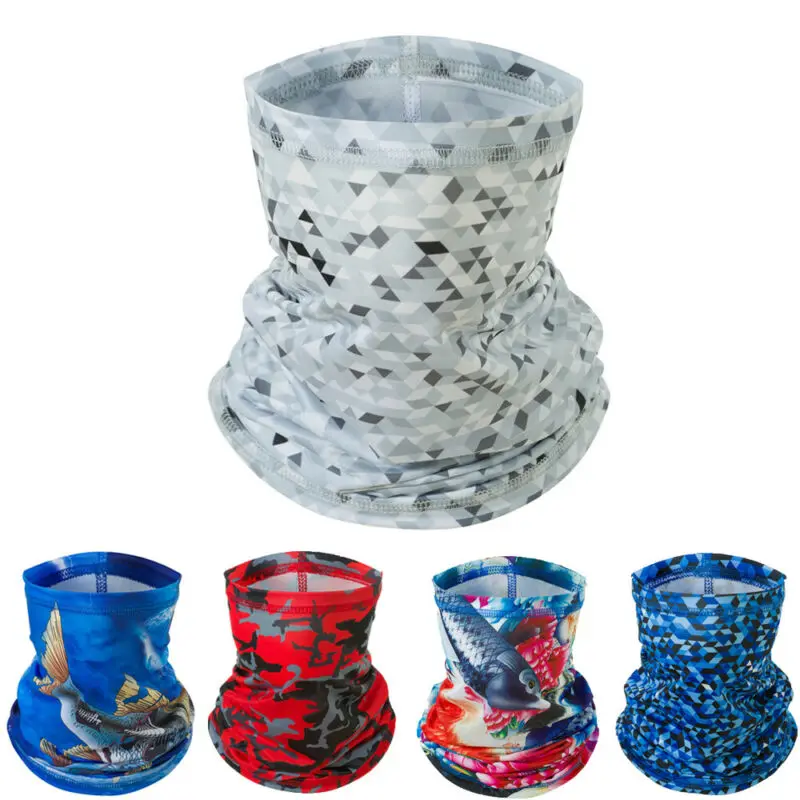 Unisex Summer Ring Scarve For Neck Face Motorcycle Cycling Riding Thin ...