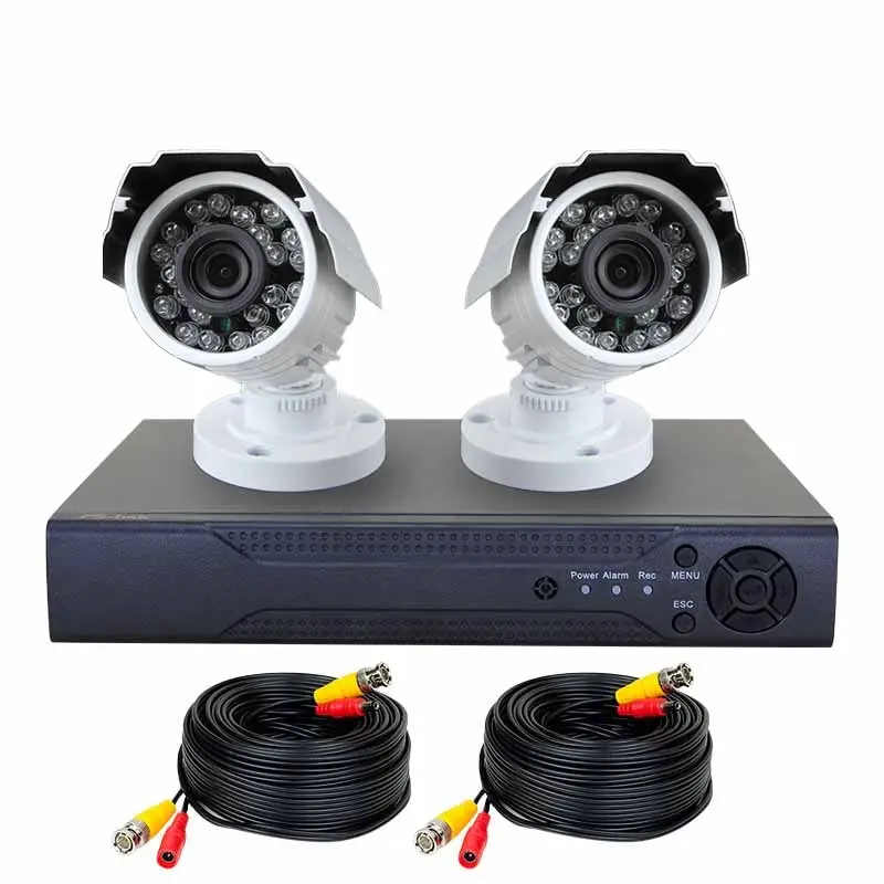 Kit prefabricado AHD CCTV, 2MR, PS link, kit c202hd|Sistema de ...