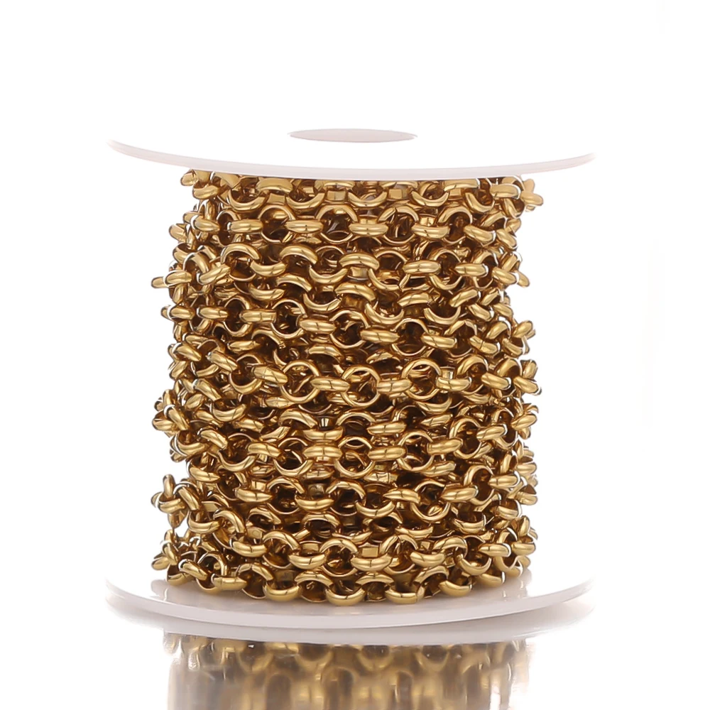 2 Meters Stainless Steel BL Chains O Bulk Link Chain for DIY Jewelry ...