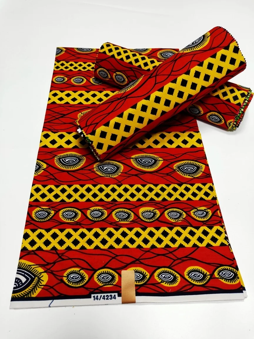New Arrival Ankara Wax 100% Cotton African Wax Prints Cloth Real Pagne ...