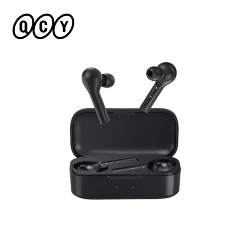 2019 Qcy T5 Tws Wireless Earphones With Dual Mic Bluetooth V5.0 Touch Control Sports Headphones ...