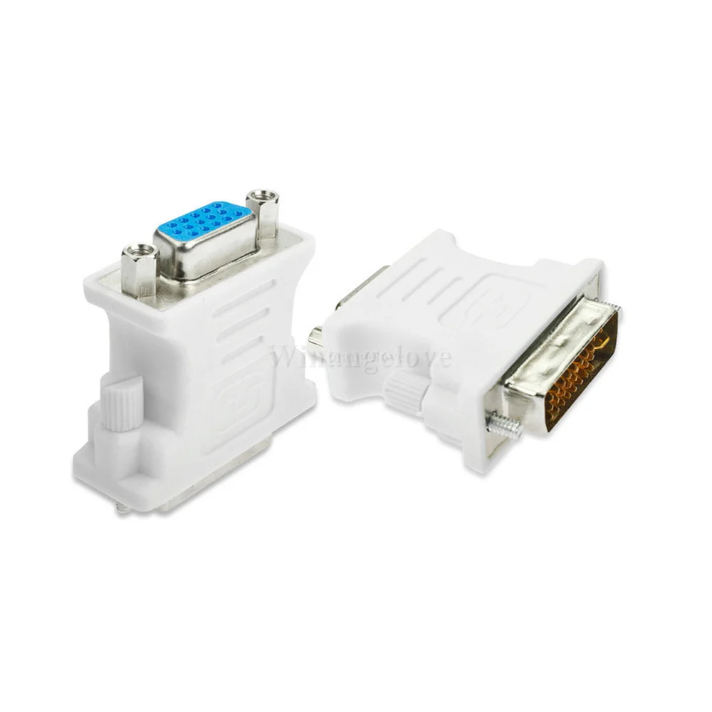 Adaptador convertidor de vídeo para Monitor HDTV, conector DVI a VGA ...